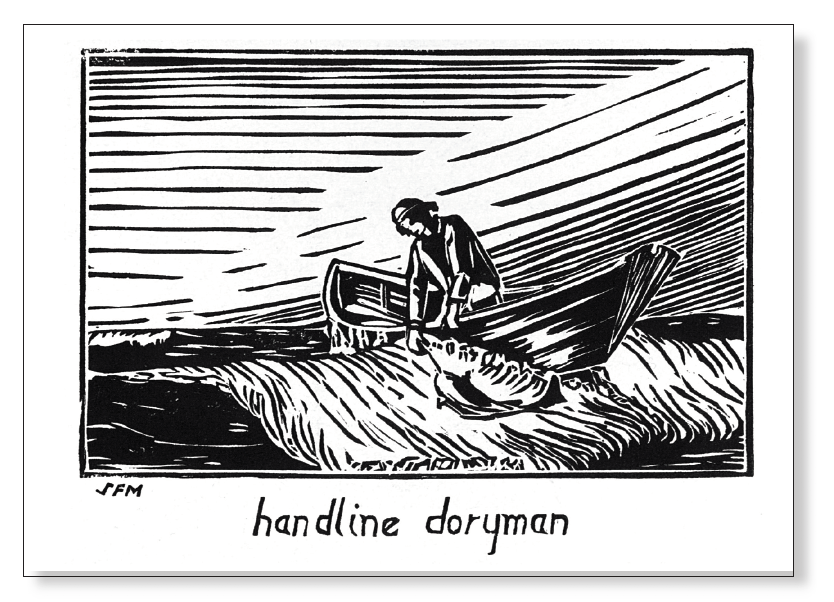 Sam Manning Lino-Cut Notecard - Singles